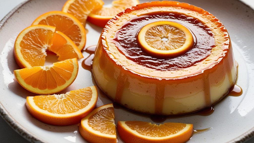 Flan de Naranja - Gmate